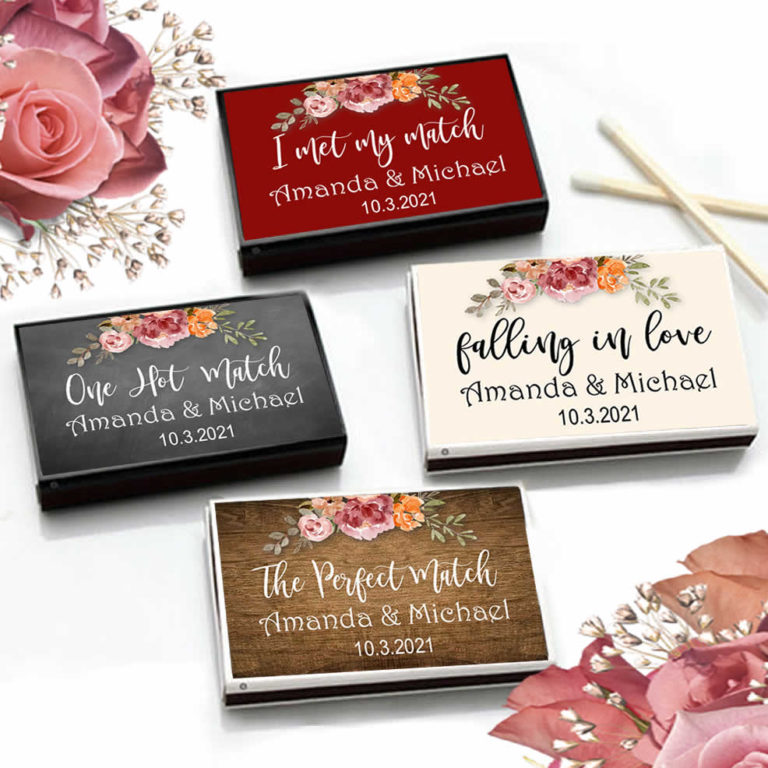 Custom Matches, Personalized Matches LOWEST Price Wedding Matches ...