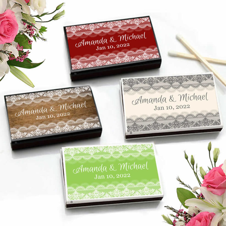 Custom Matches, Personalized Matches LOWEST Price Wedding Matches ...