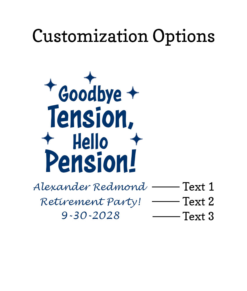 Custom Retirement Party Favors 16 oz. Large Mason Jar Mug GoodBye ...